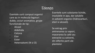 Esențe și parfumuri | PPTX