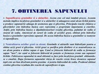 Chimie organica - Sapunuri . ppt. | PPT