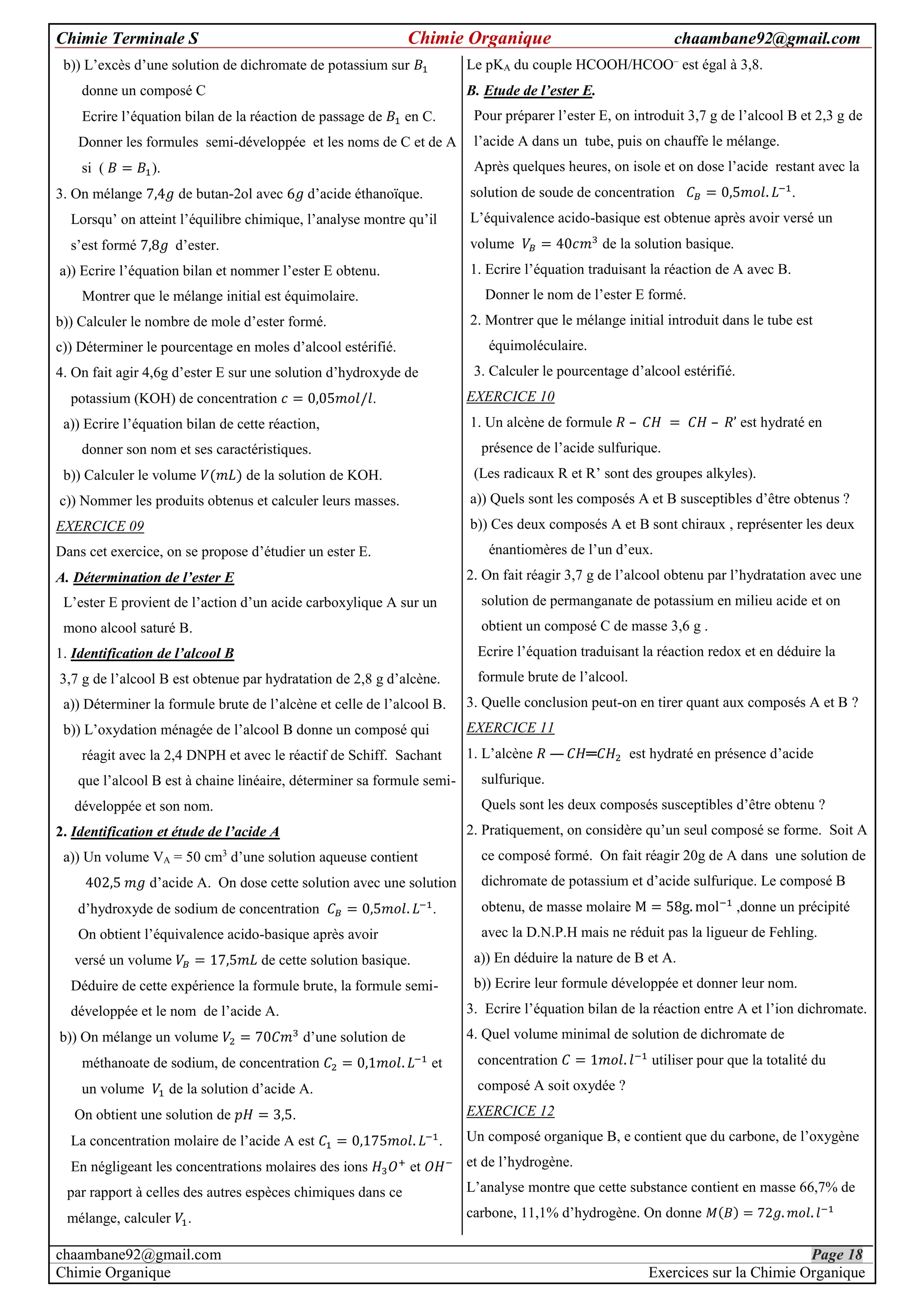 Chimie Terminale S Tome 1 | PDF | Chemistry | Science