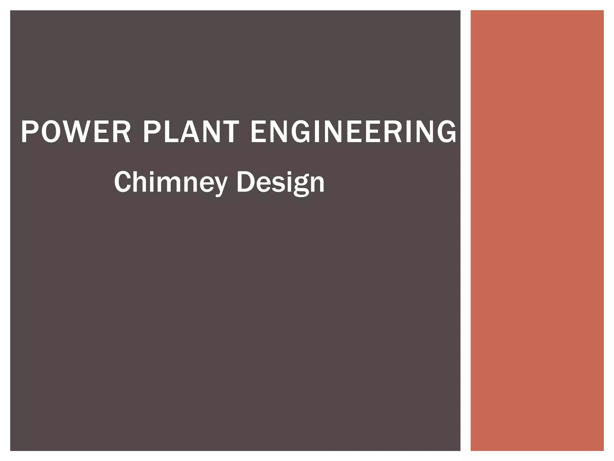 Chimney design | PDF