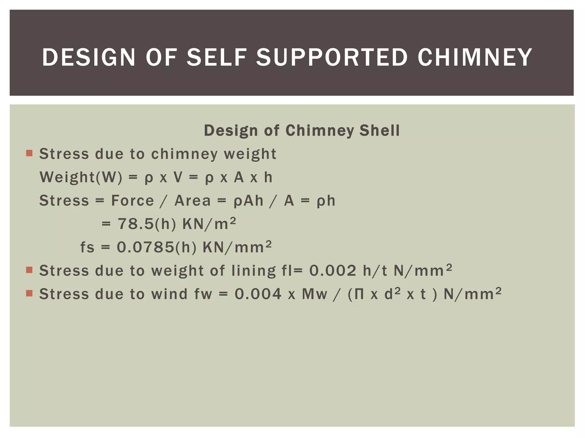 Chimney design | PDF