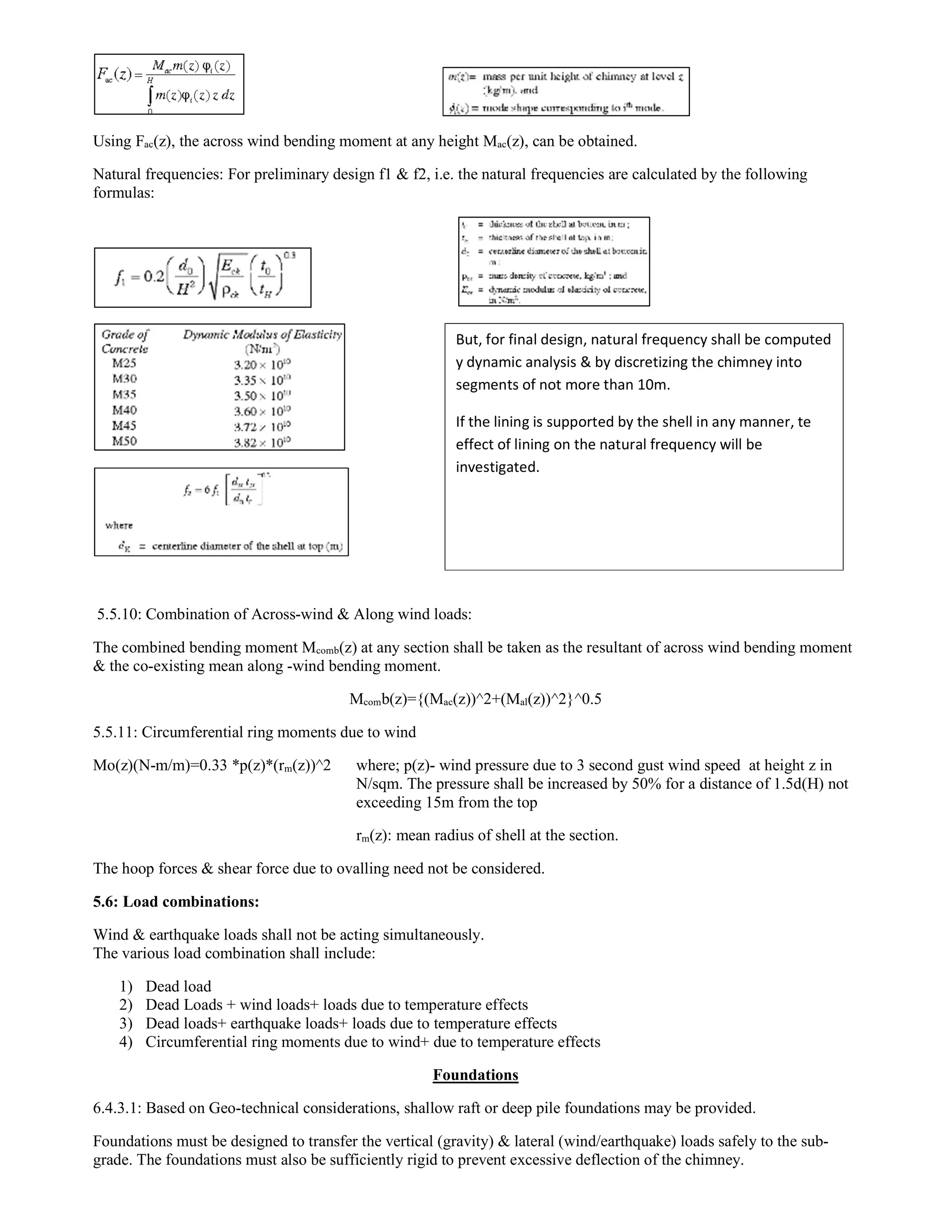 Chimney design &engg code | PDF