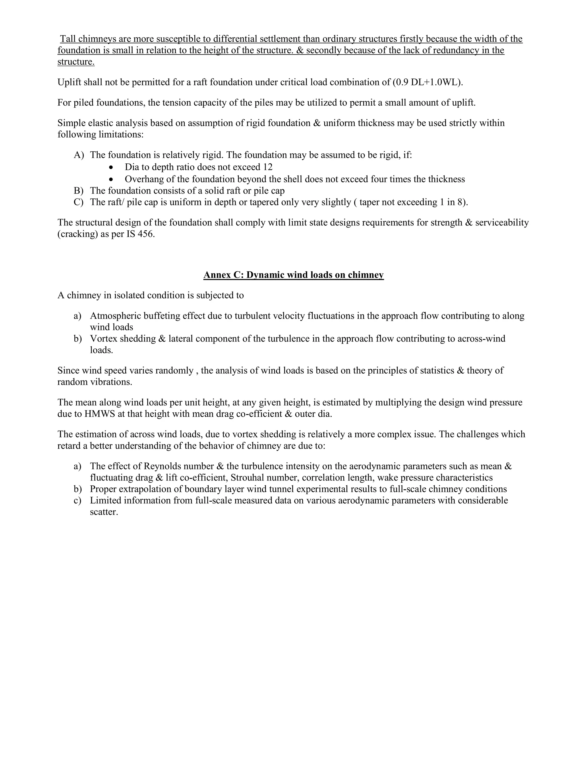 Chimney design &engg code | PDF