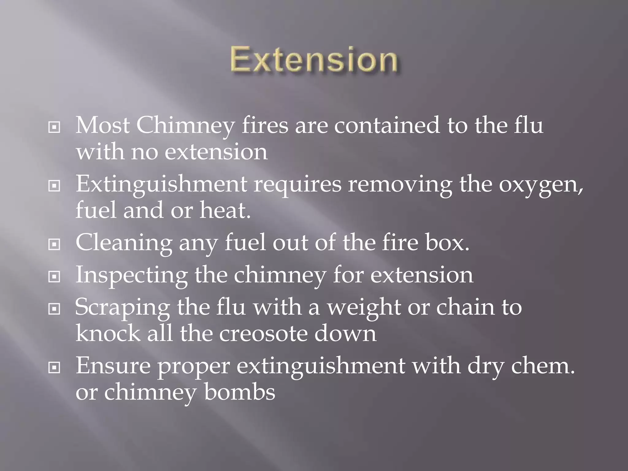Chimney fires ppp | PPTX