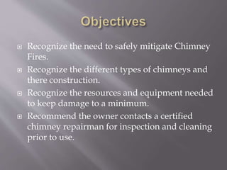 Chimney fires ppp | PPTX