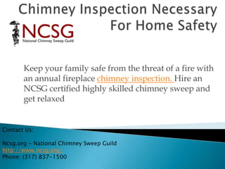 Chimney inspection | PPTX