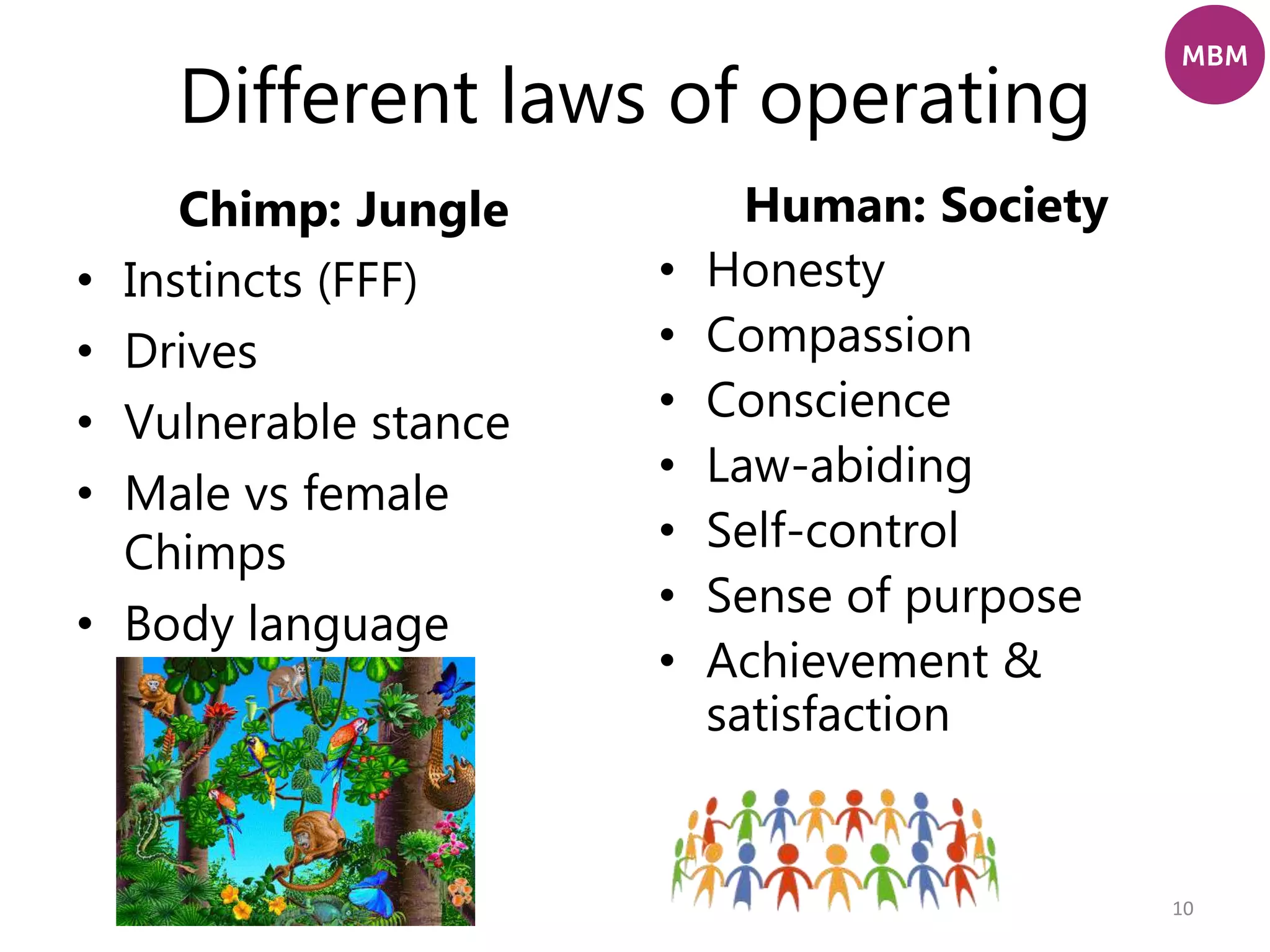 Dealing with Conflict - The Chimp Mind Model | PPTX