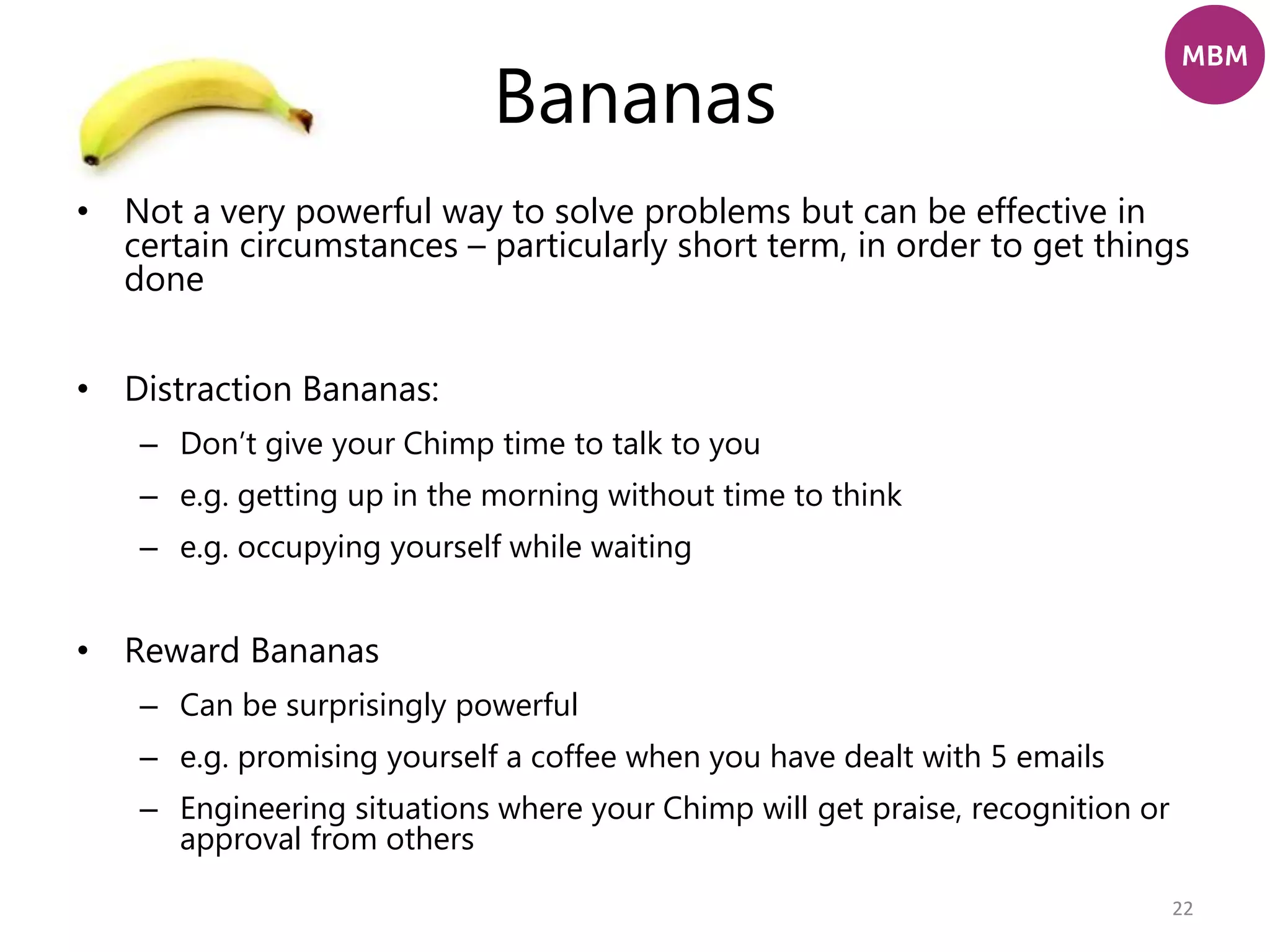 Dealing with Conflict - The Chimp Mind Model | PPTX