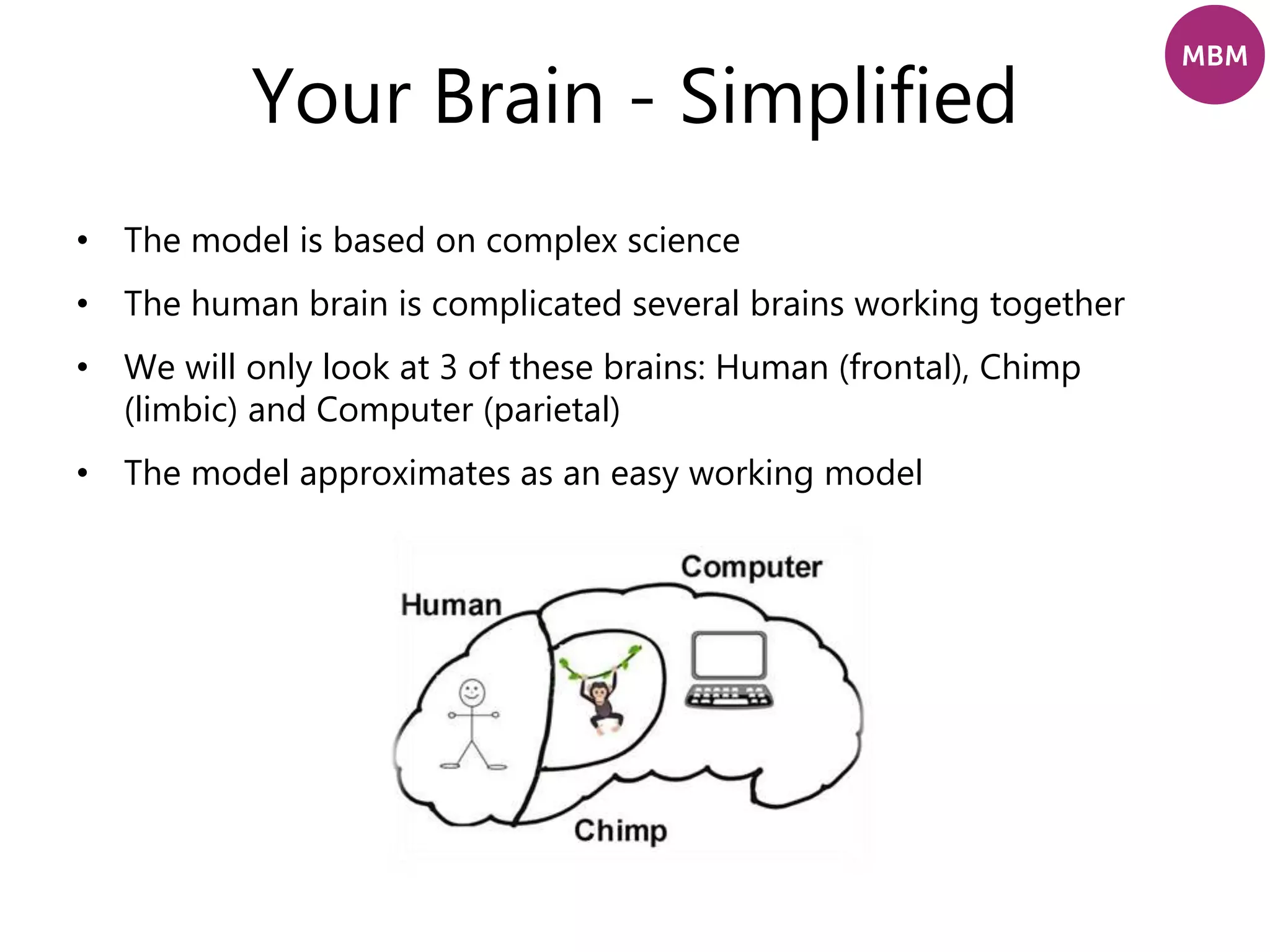 Dealing with Conflict - The Chimp Mind Model | PPTX