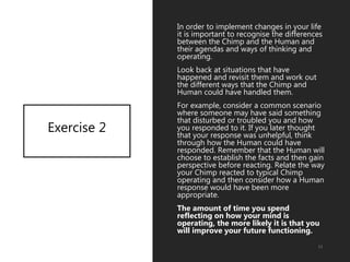 Dealing with Conflict - The Chimp Mind Model | PPTX