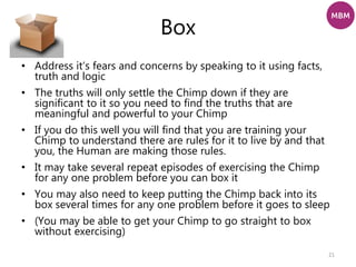 Dealing with Conflict - The Chimp Mind Model | PPTX