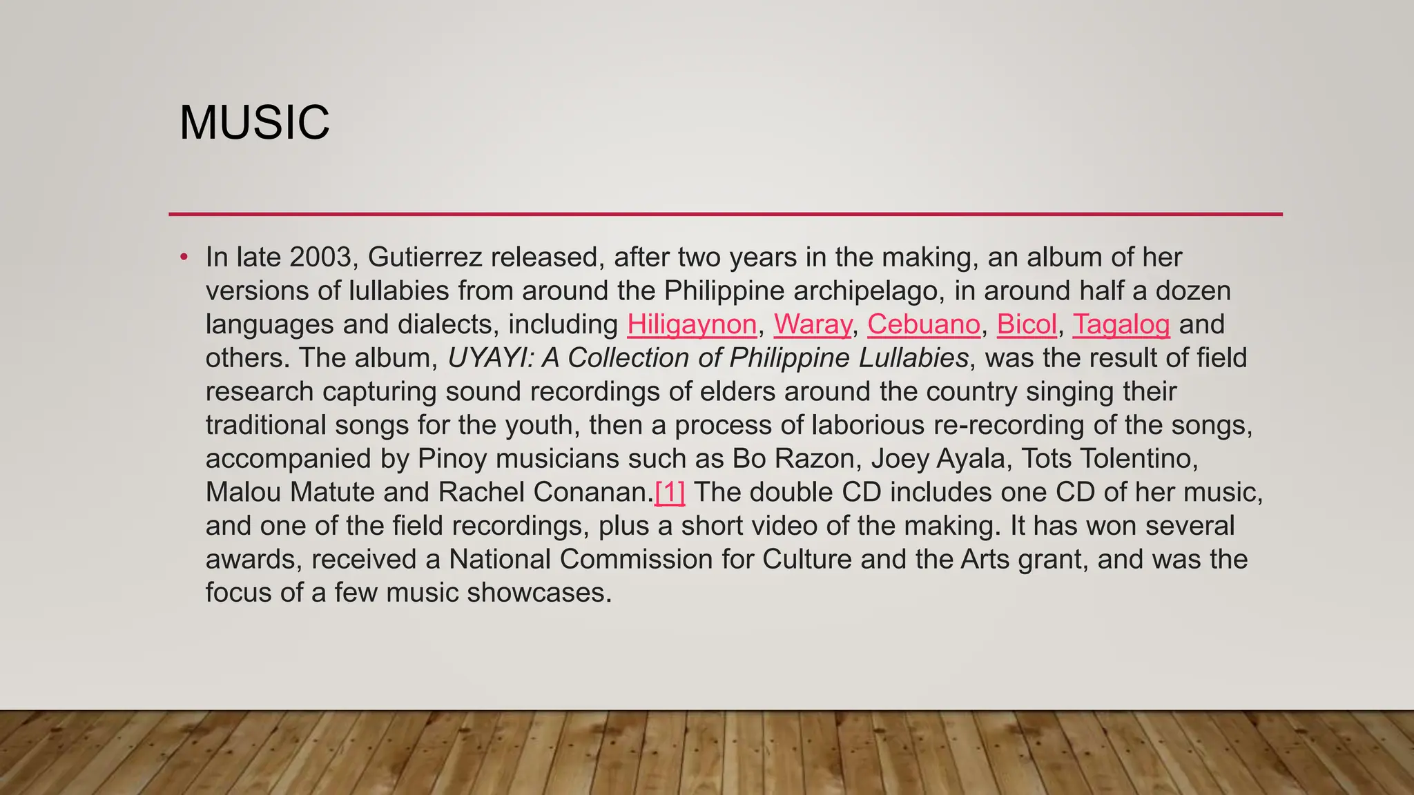Chin-Chin Gutierrez Biography, Early life, Career.pptx