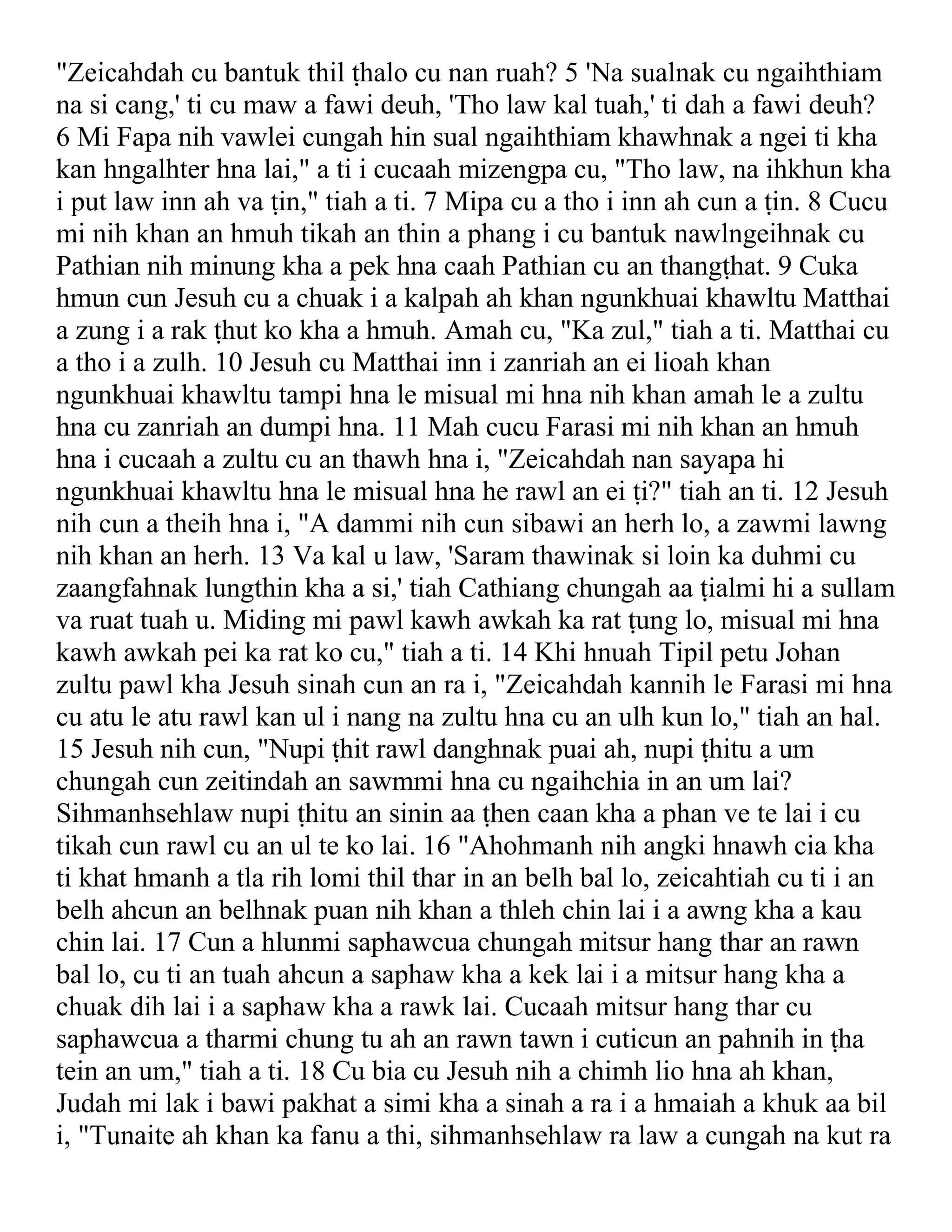 Chin hakha bible - new testament | PDF