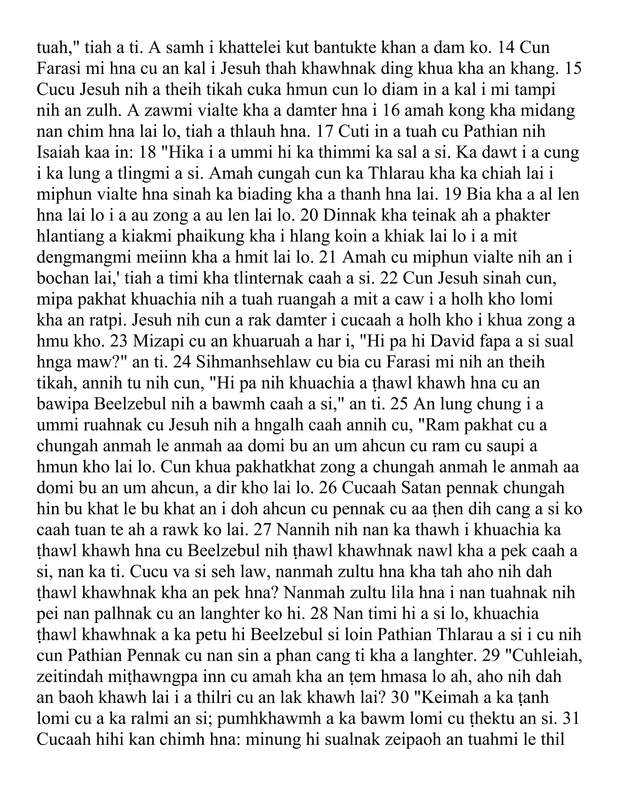 Chin hakha bible - new testament | PDF