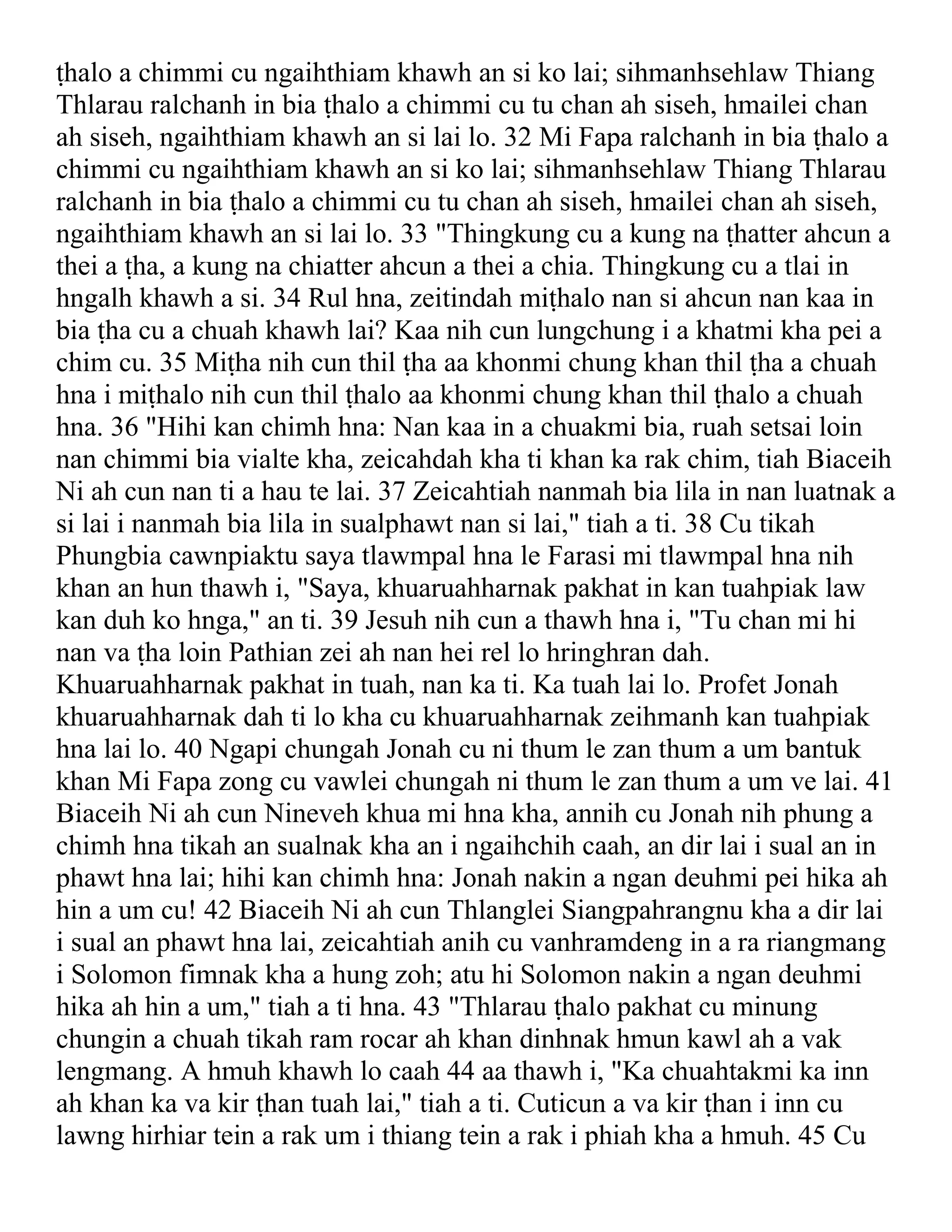 Chin hakha bible - new testament | PDF