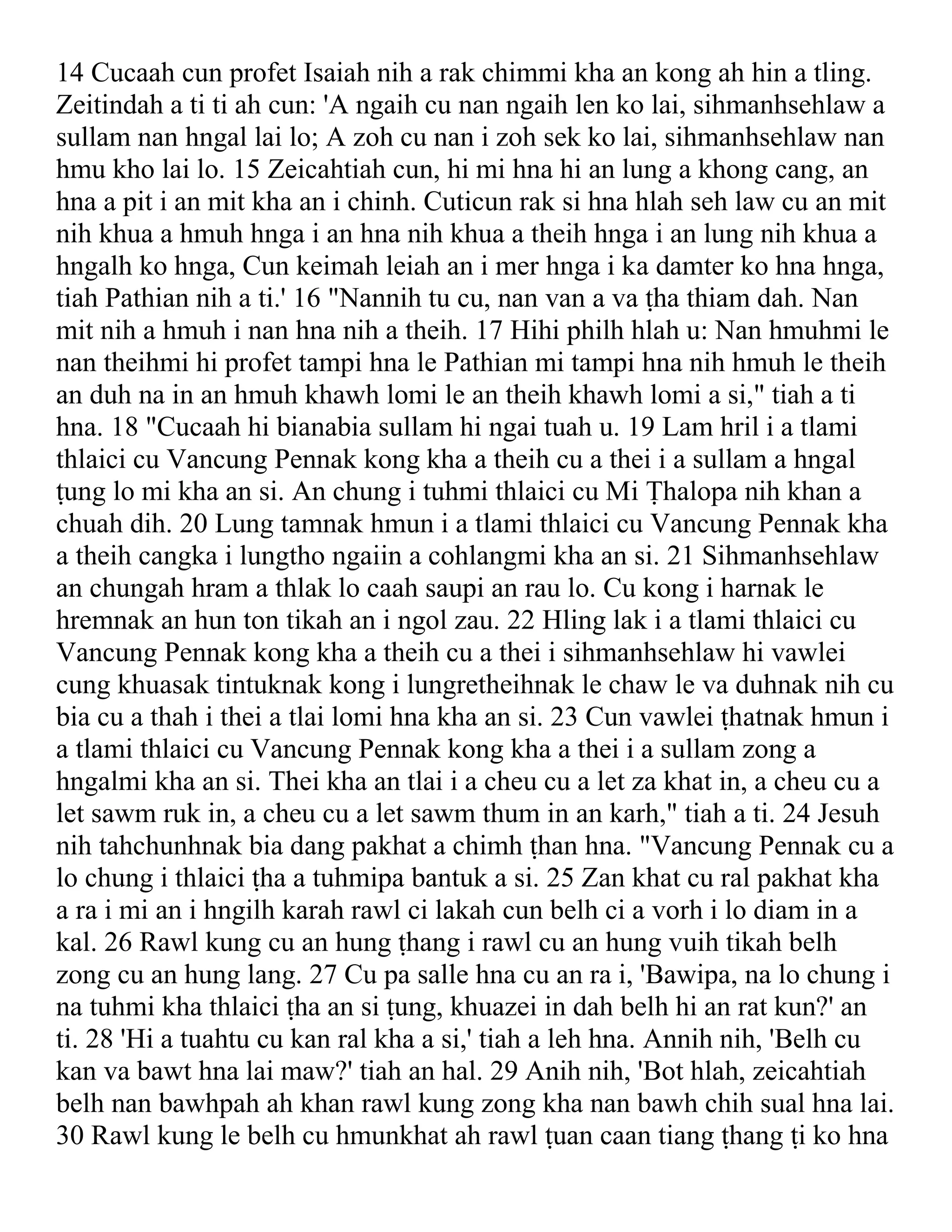 Chin hakha bible - new testament | PDF