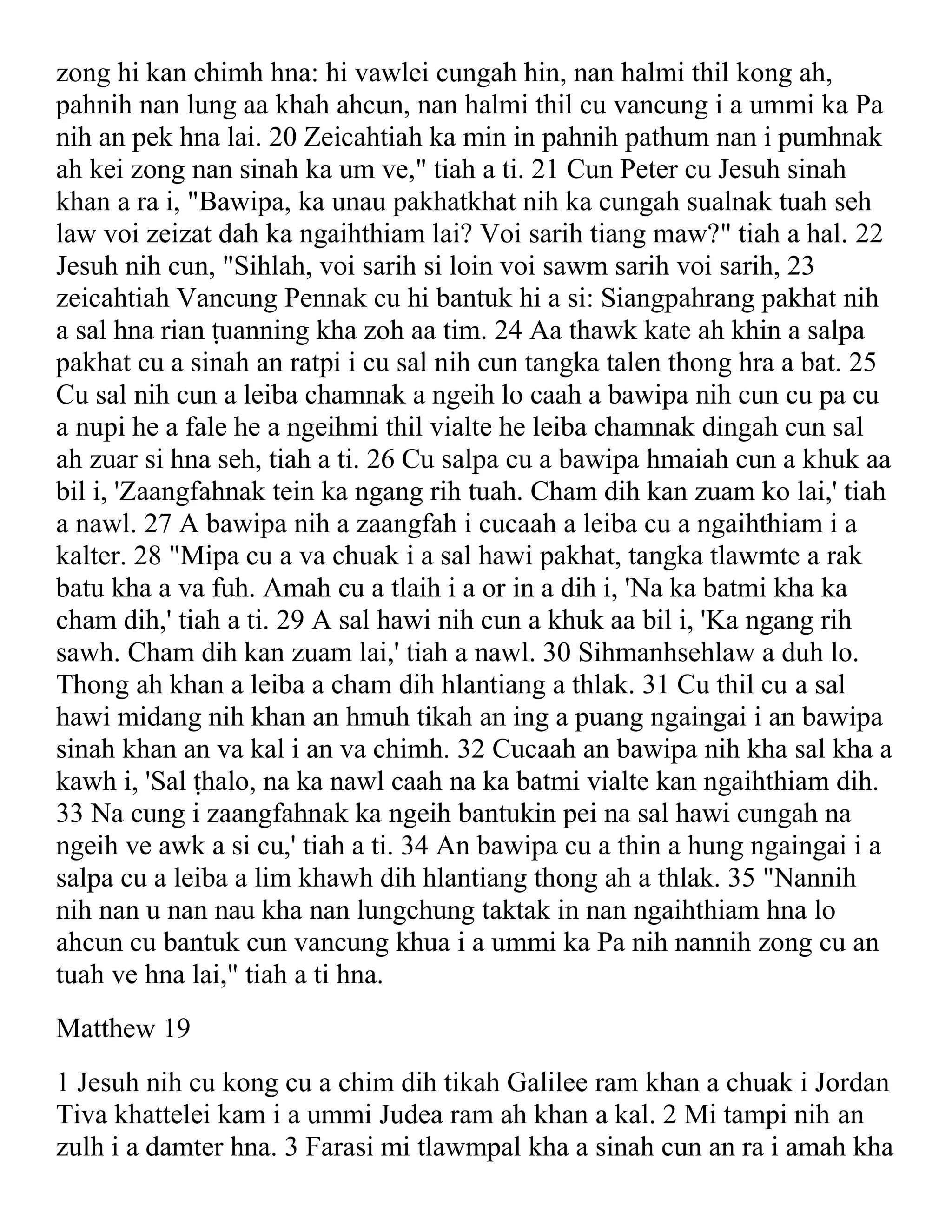 Chin hakha bible - new testament | PDF