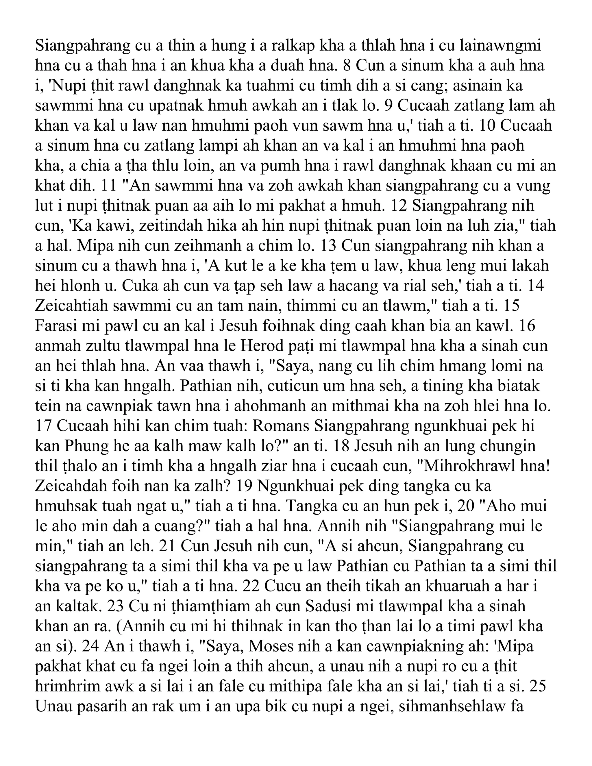 Chin hakha bible - new testament | PDF