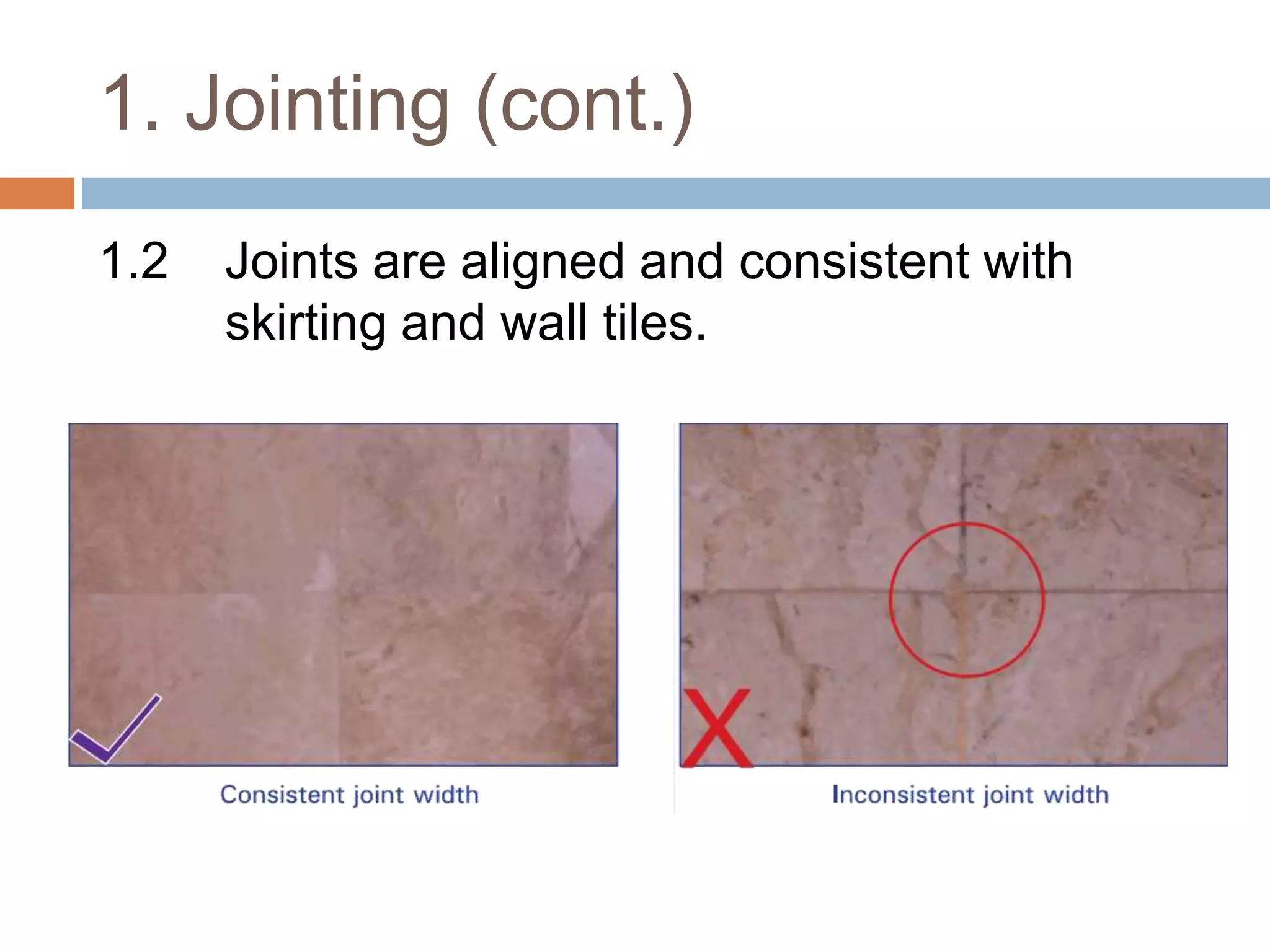 Checklist - Before / During / After marble and granite finishes | PPTX