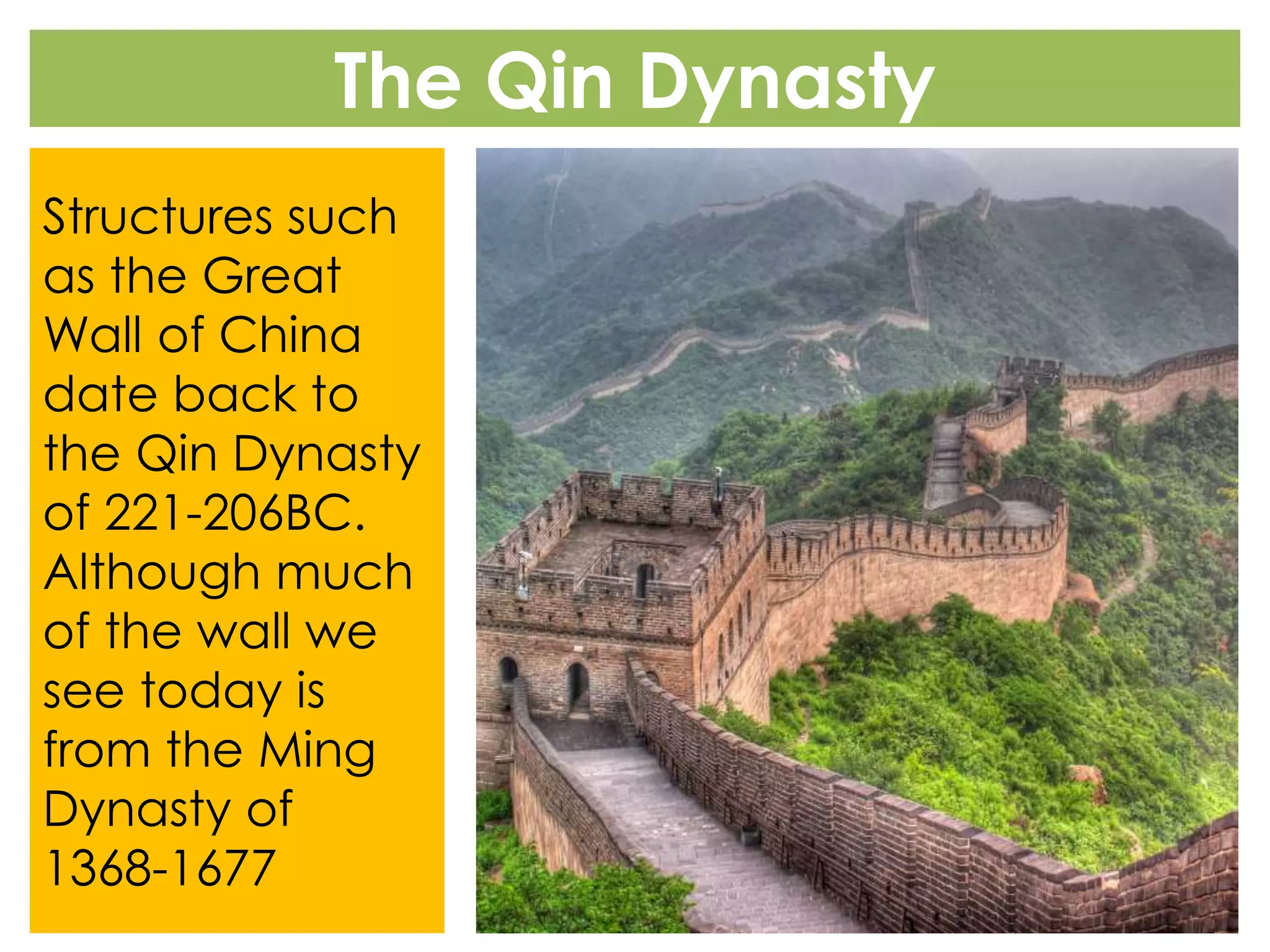 THE MIDDLE KINGDOM OF CHINA: DYNASTIES AND CHANGE | PPTX