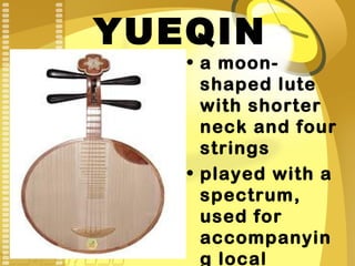 Musical Instruments of China (grade 8 mapeh/music) | PPT