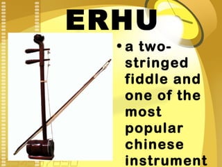 Musical Instruments of China (grade 8 mapeh/music) | PPT