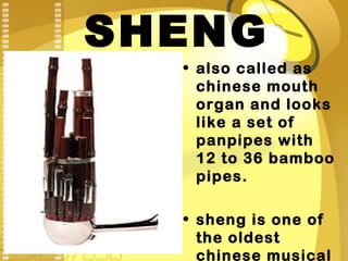 Musical Instruments of China (grade 8 mapeh/music) | PPT
