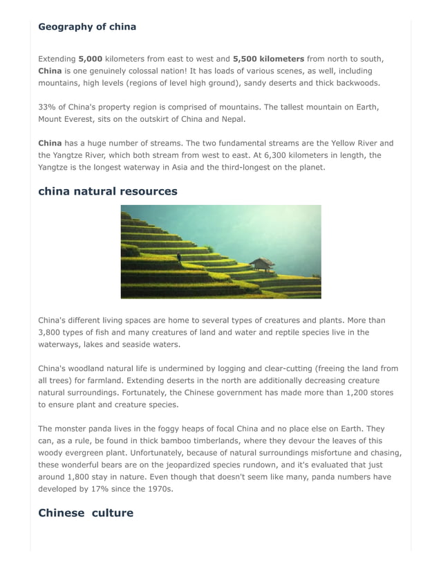 interesting facts about china | PDF