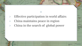 china is a global power. its strengths and geopolitics | PPTX