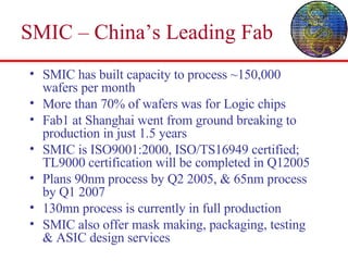 China A Giant In Semiconductors | PPS