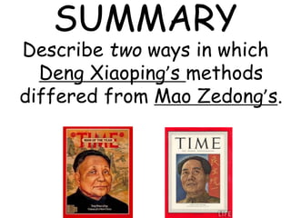 China - Deng Xiaoping and Tiananmen Square.ppt