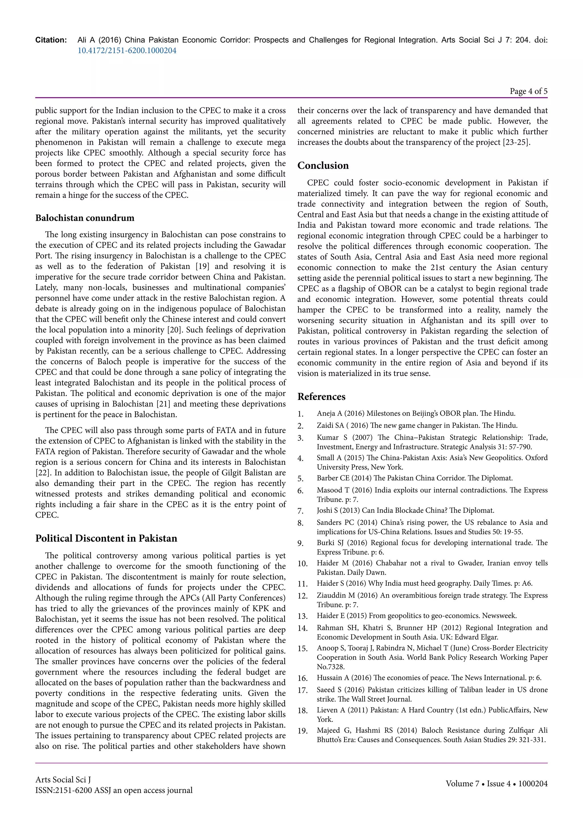 China pakistan-economic-corridor-prospects-and-challenges-for-regionalintegration-2151-6200 ...