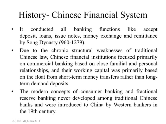 Prespective On Chinese Financial System and policy-reforms- | PPT