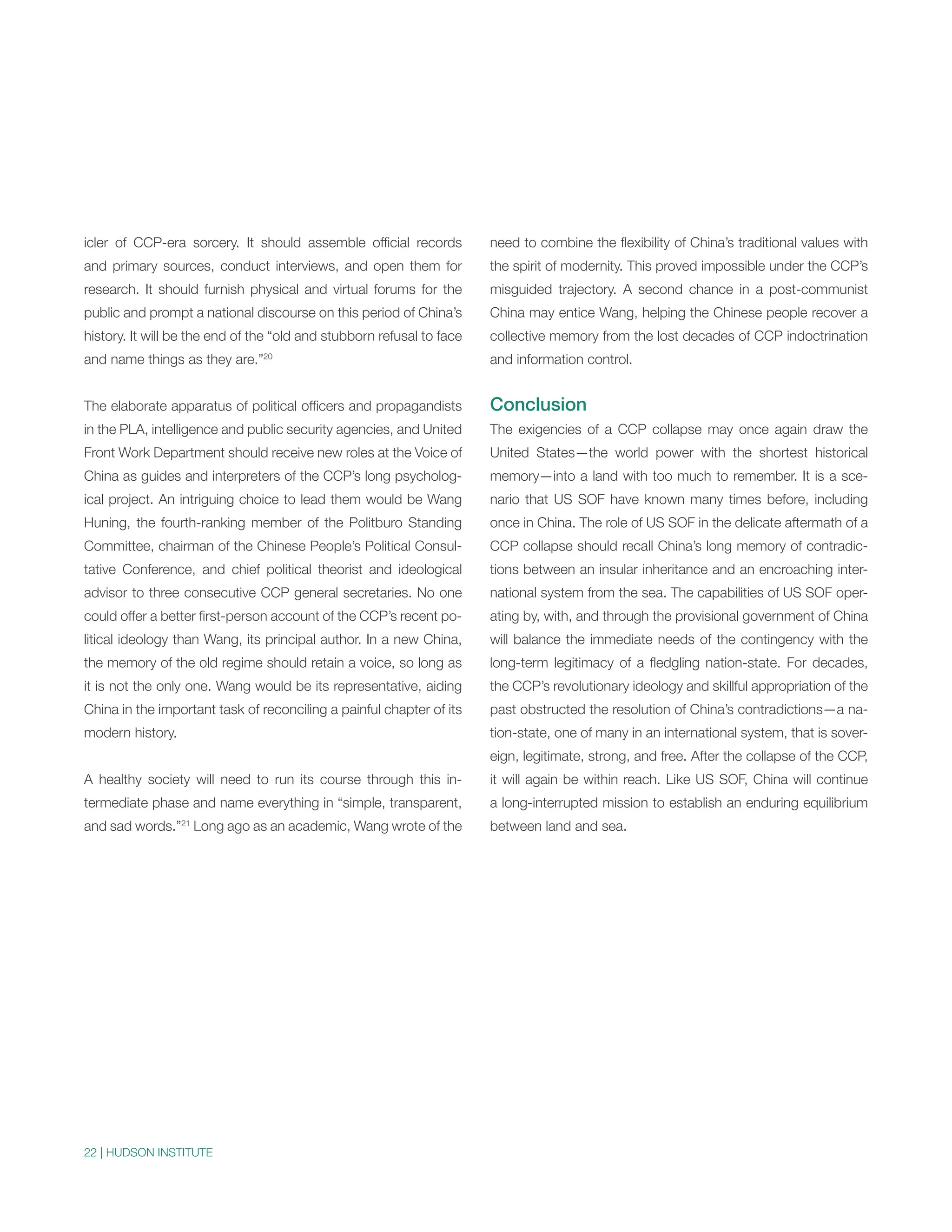 La Chine après le communisme - Hudson Institute | PDF