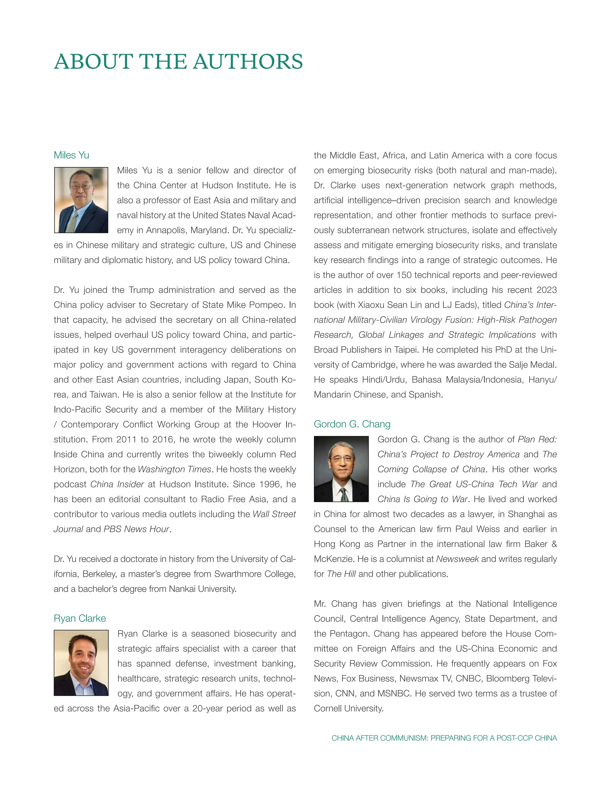 La Chine après le communisme - Hudson Institute | PDF