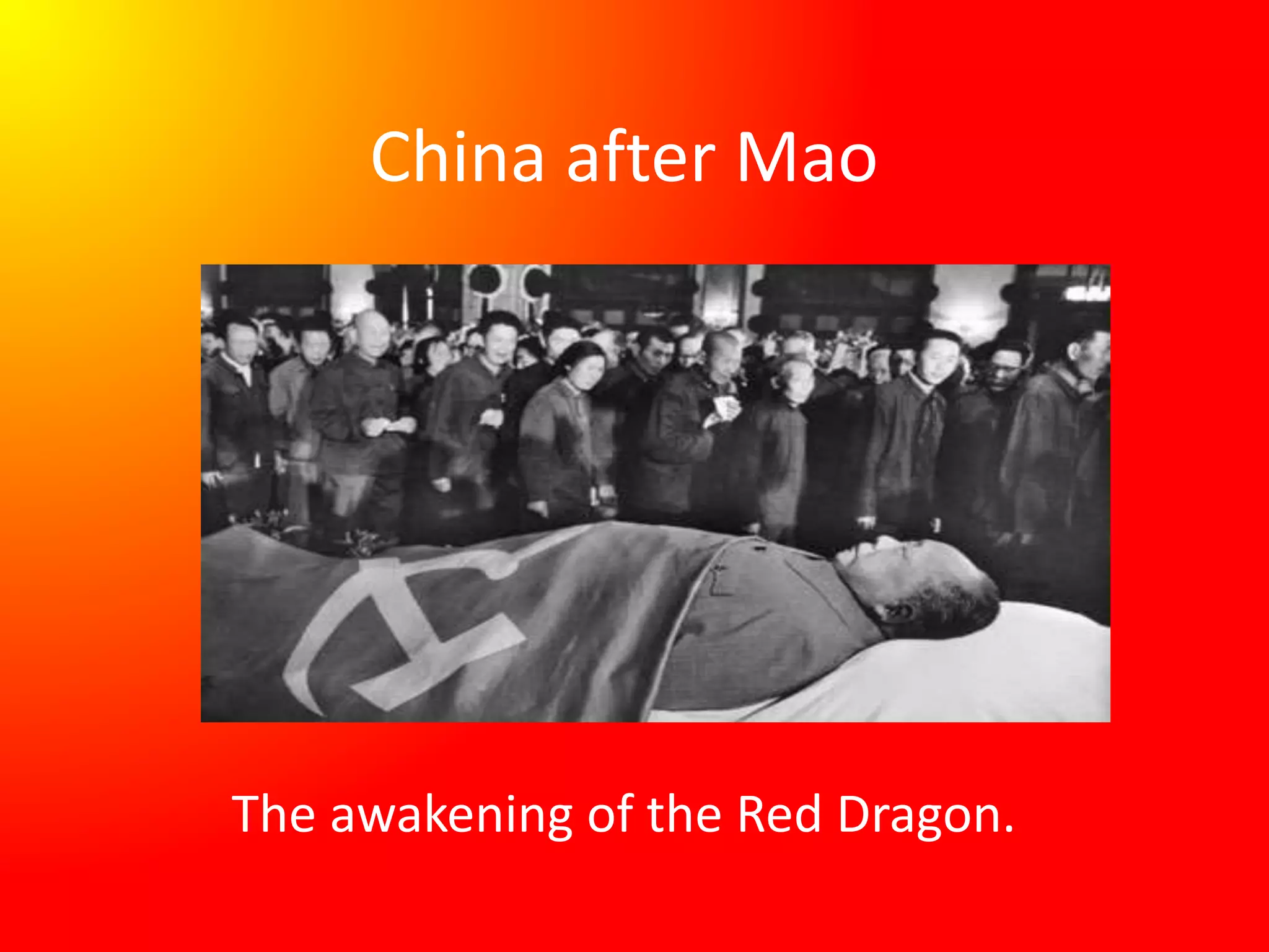 China after mao MYP 5. | PPTX | Political Issues & policy | Politics