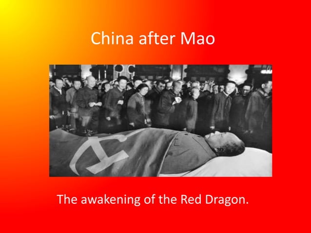 China after mao MYP 5. | PPT