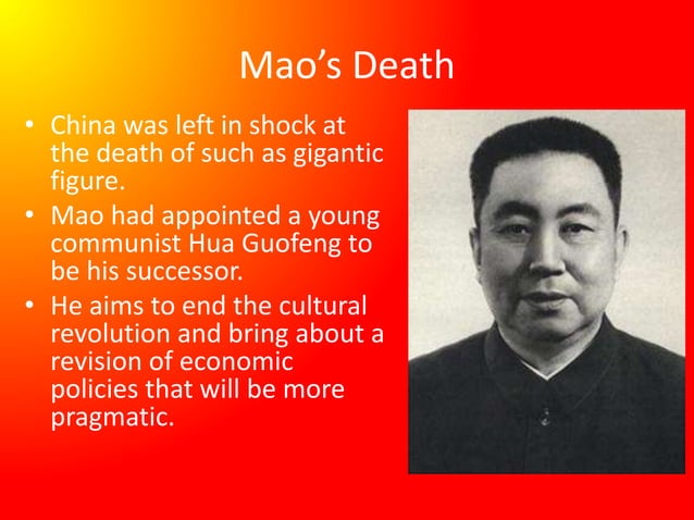 China after mao MYP 5. | PPT