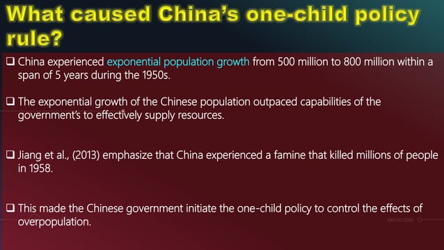 THE PROBLEM OF CHINA’S AGING POPULATION | PPTX