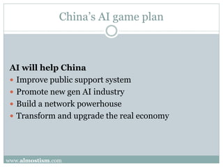 China's strategic plan for Artificial Intelligence | PDF