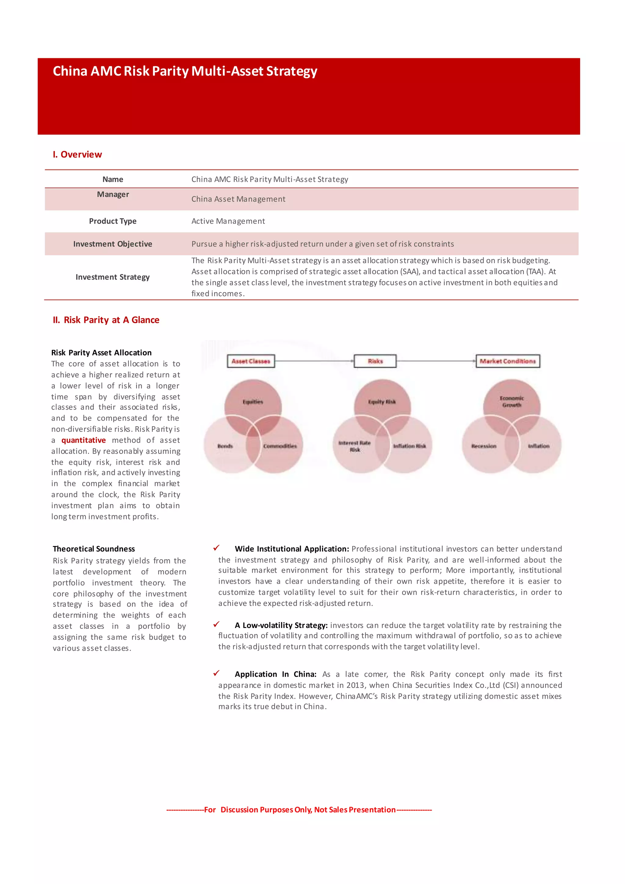 China Amc Risk Parity | DOCX