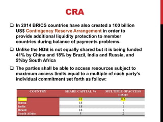 China and the BRICS | PDF