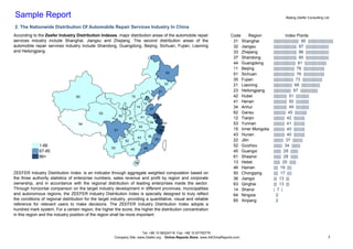 China automobile repair services industry profile cic3726 sample pages ...