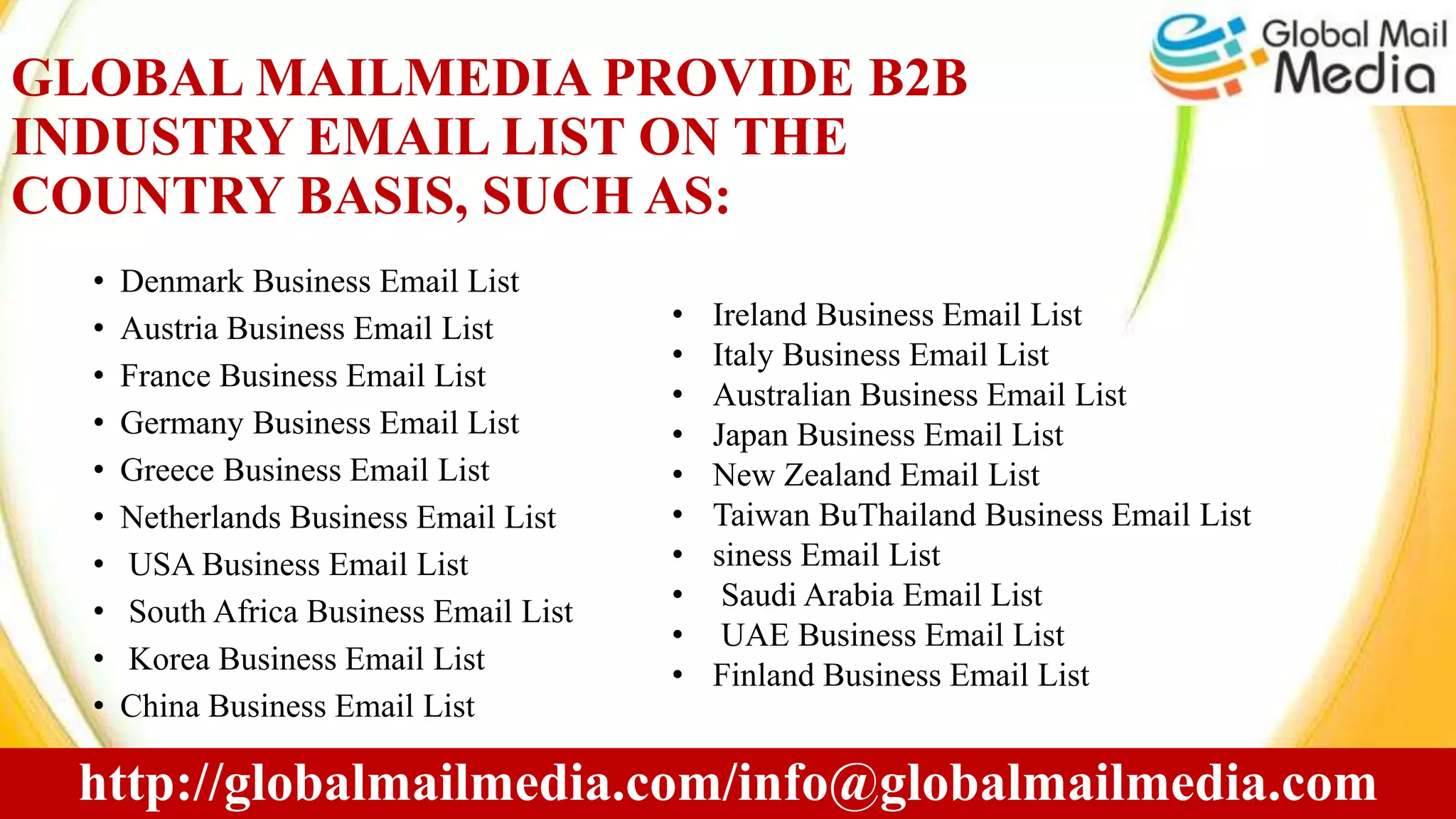 China business email database | PPT