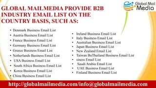 China business email database | PPTX