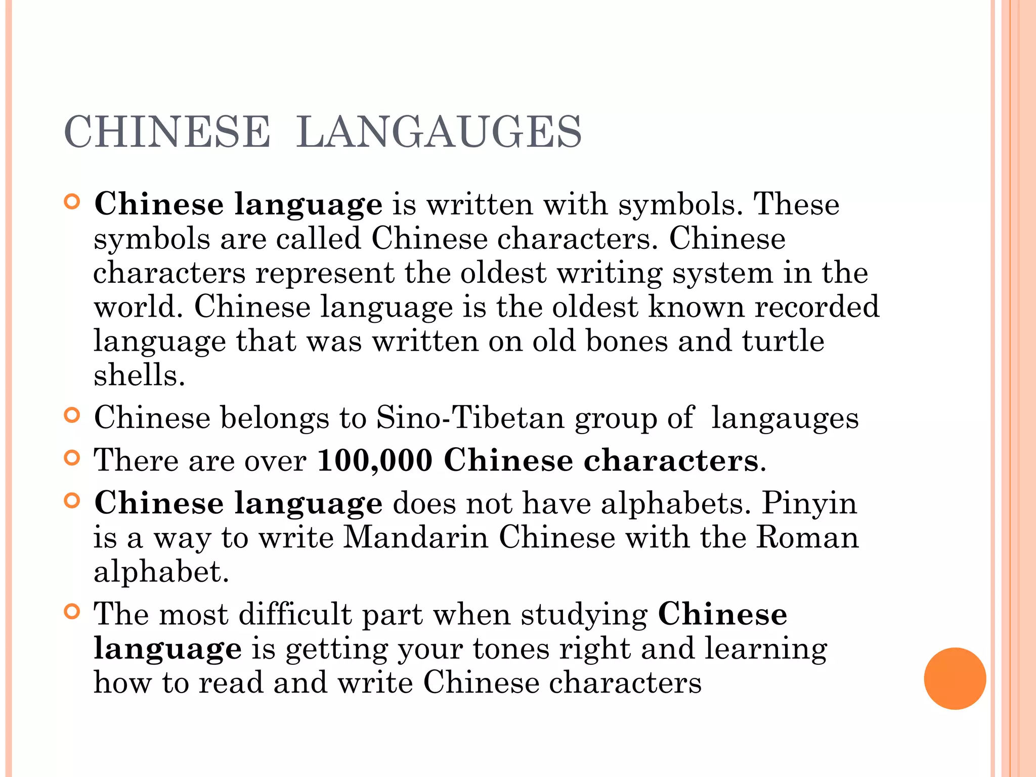 China ,chinese language & chinese culture | PPT