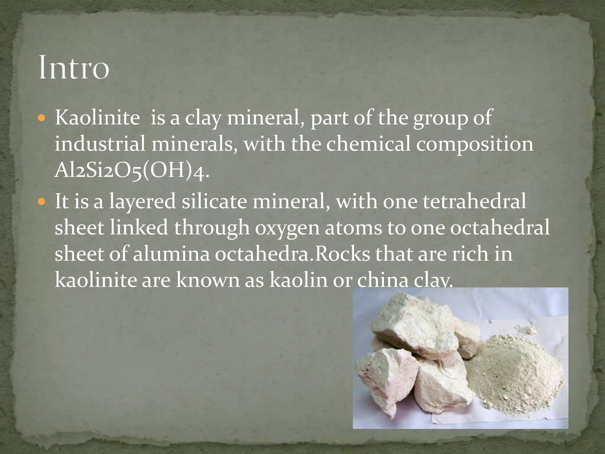 China clay | PPTX