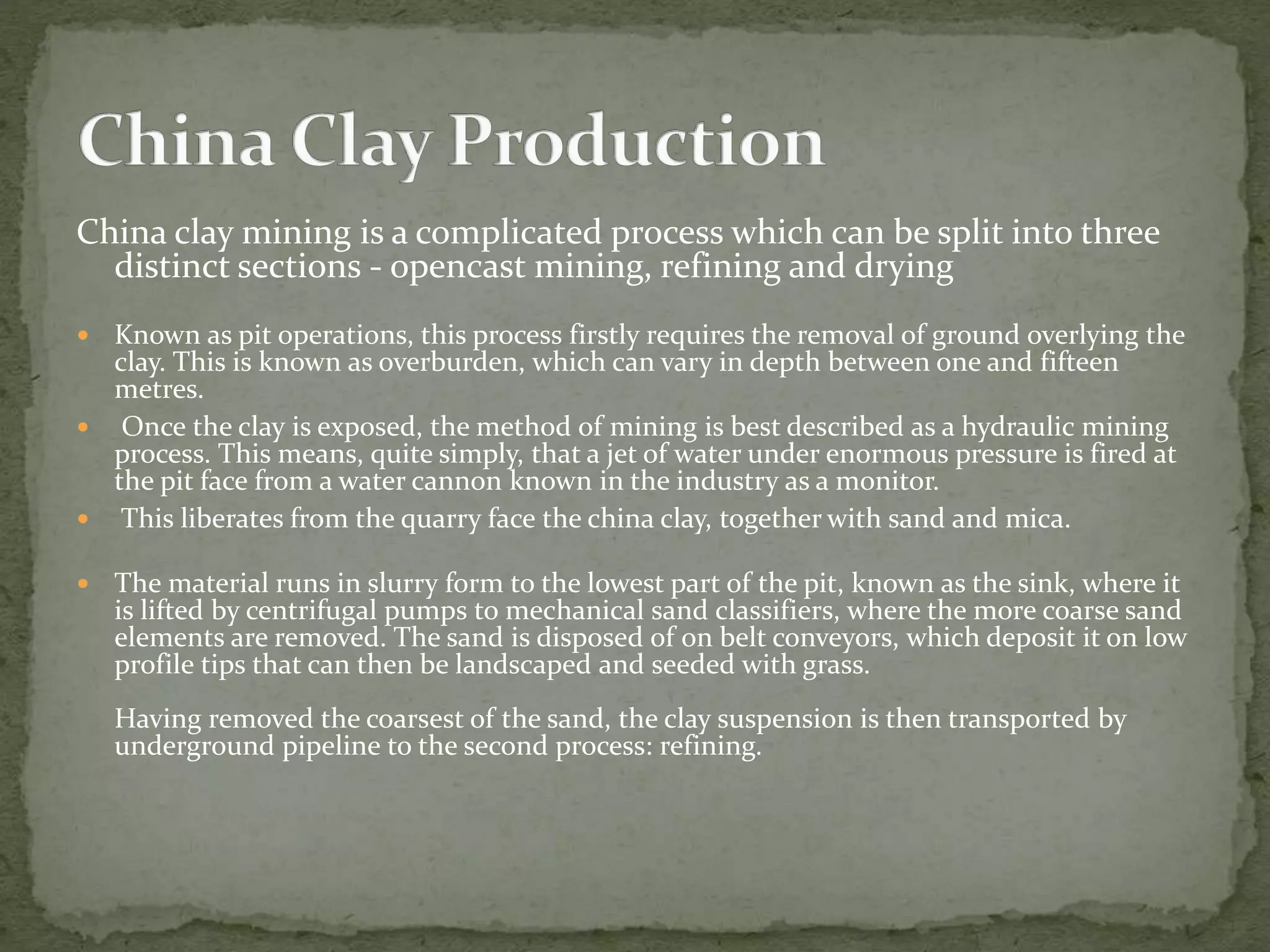 China clay | PPTX