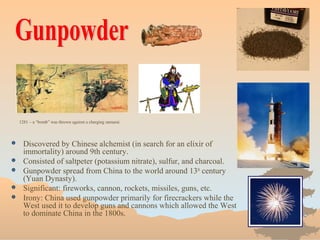 China contribution to the world | PPT