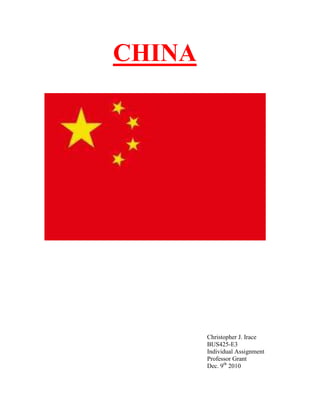 China cover page and contents | DOCX